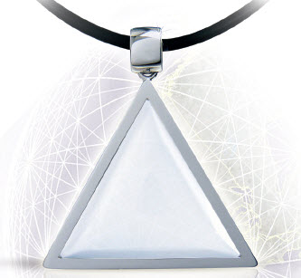 Himalayan Crystal Tri Angle Pendant